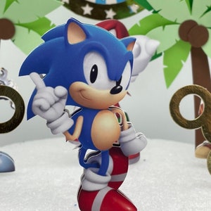 Sonic Cake Topper, Sonic Party, Sonic Birthday, Sonic Party Decor ...