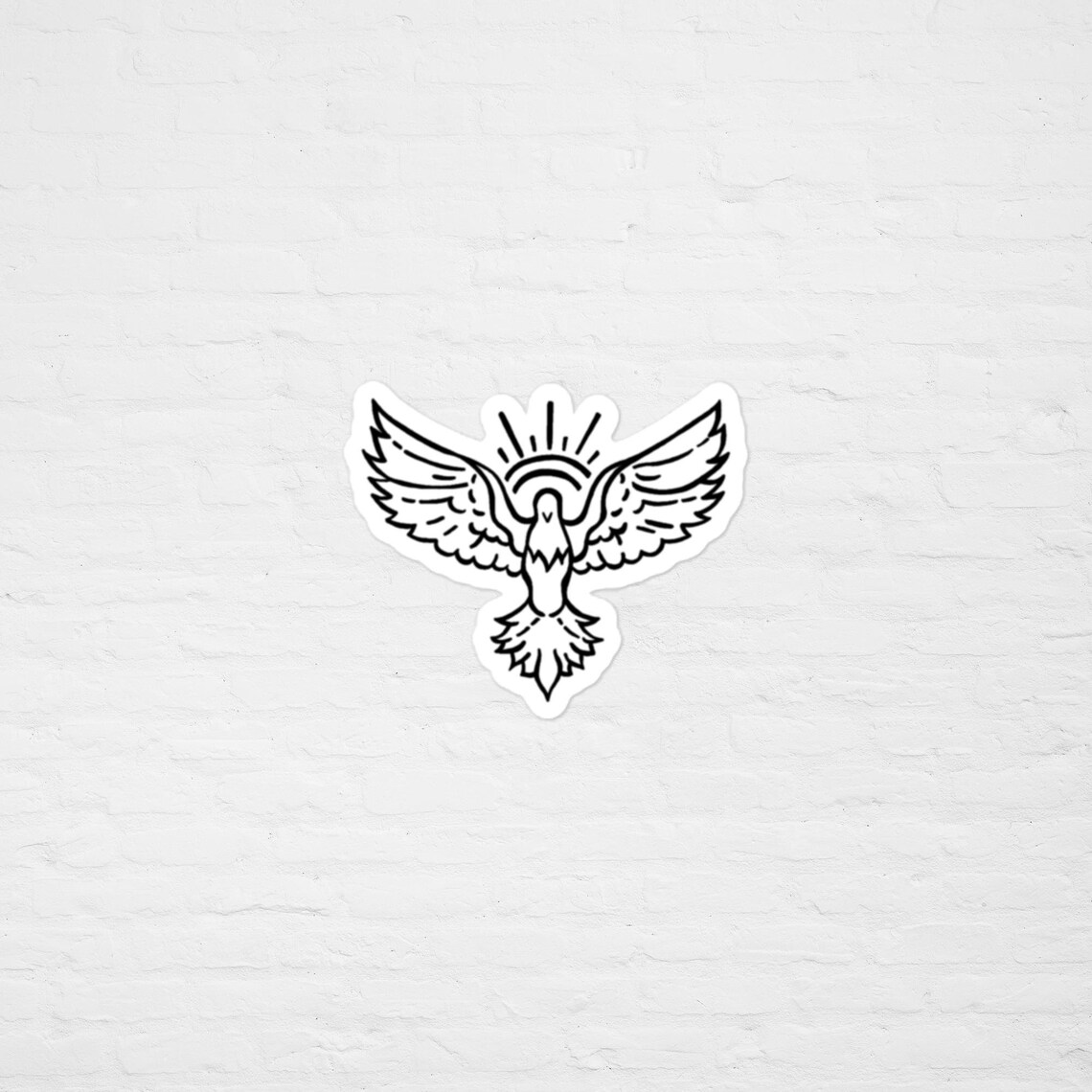 Holy Spirit Dove Sticker, Christian Art Sticker, Christian Vinyl ...