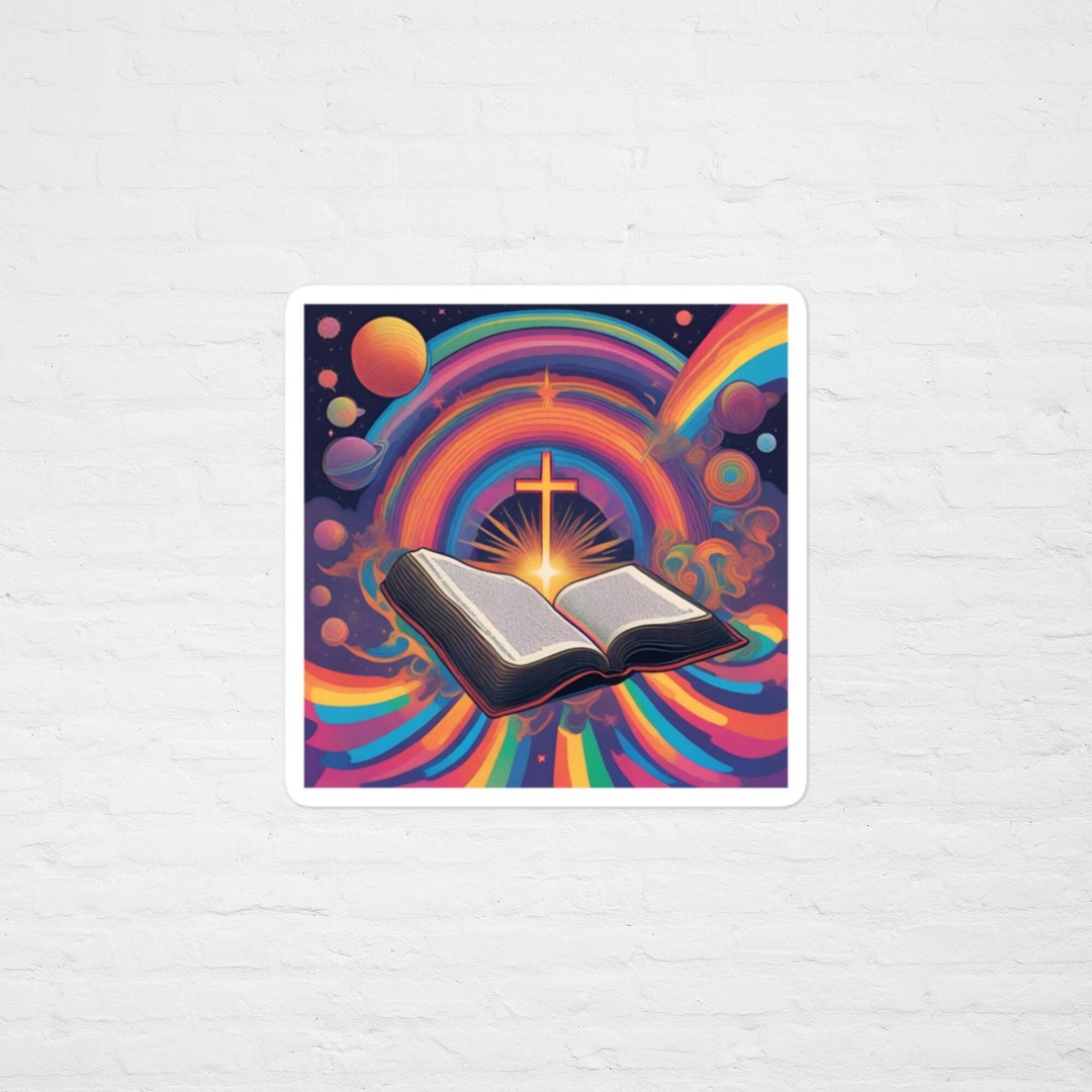 The Holy Bible Sticker Bible Verse Sticker Laptop Sticker Etsy