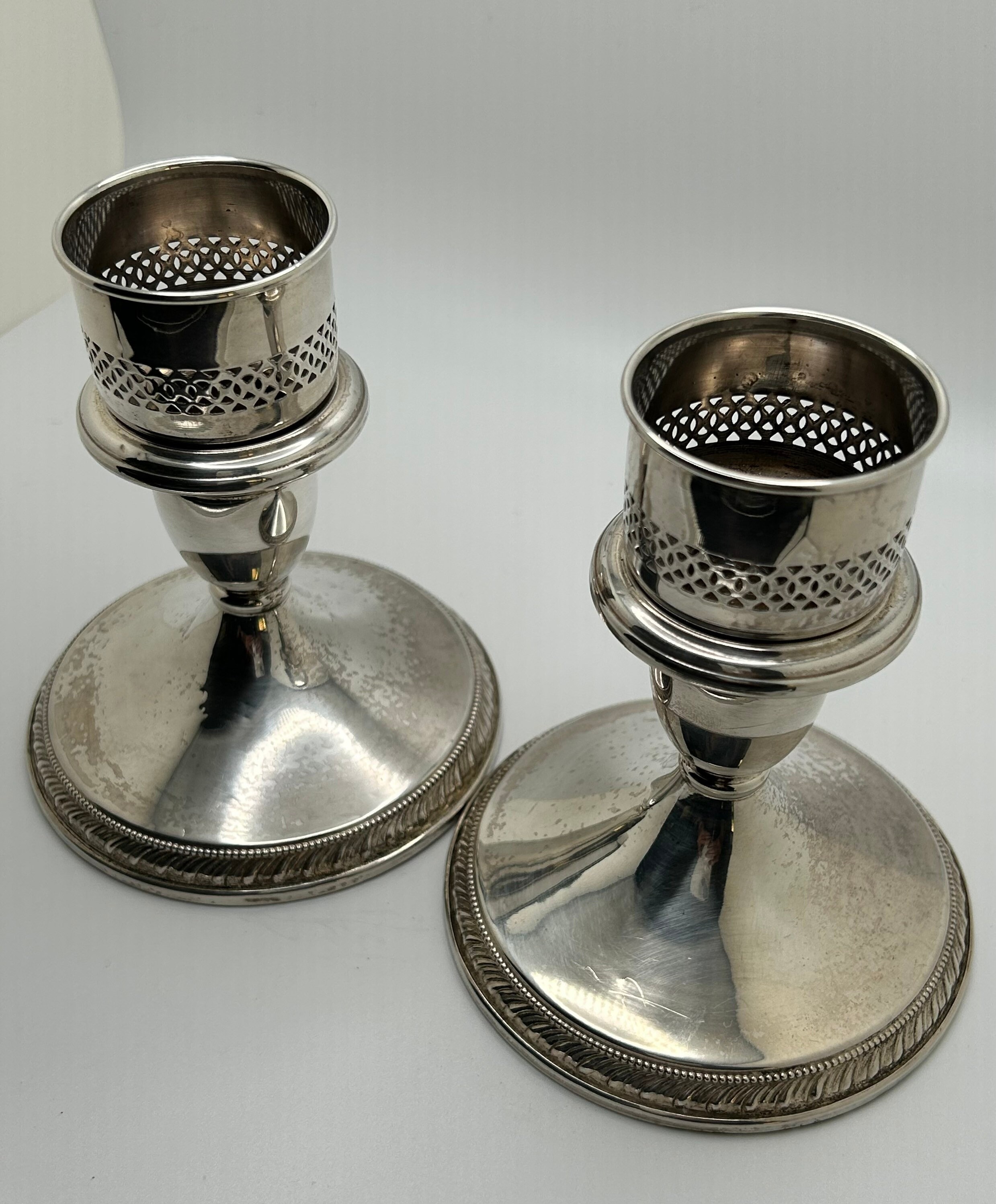 Cartier Etched Glass & Weighted Sterling Silver Pair of Hurricanes - Etsy