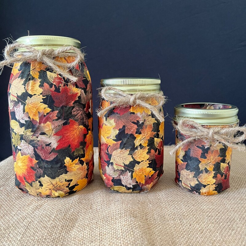 Fall Mason Jars Etsy