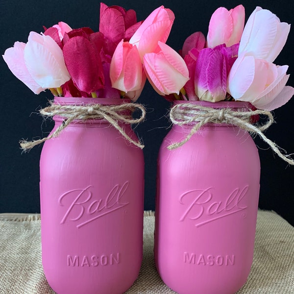 Spring Mason Jars - Etsy