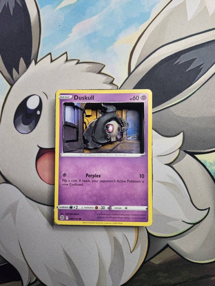 Duskull 060/172 Brilliant Stars 3d Card Shadowbox - Etsy