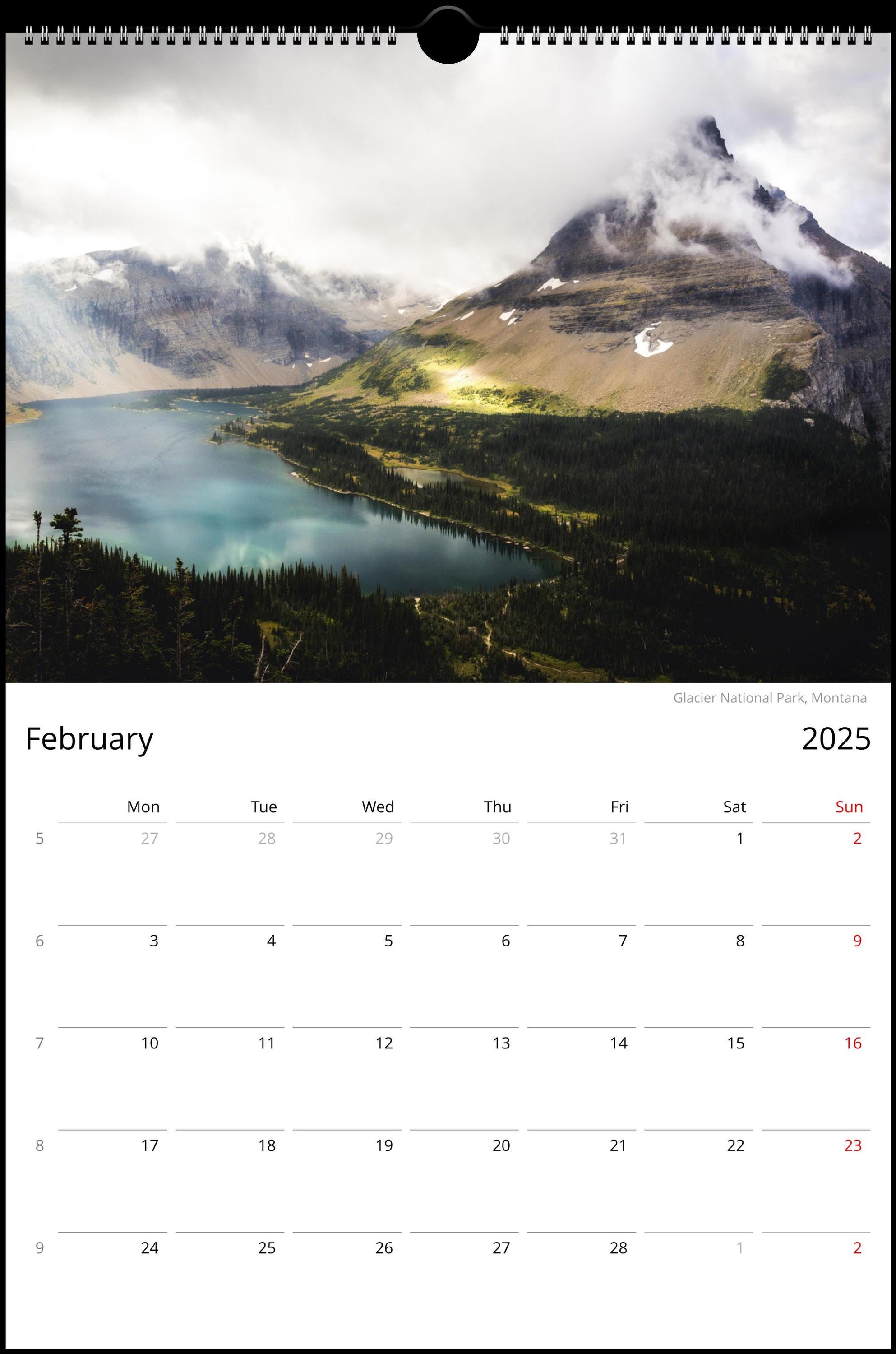 2025 Mountain Calendar - Guardians of the Wilderness - Etsy