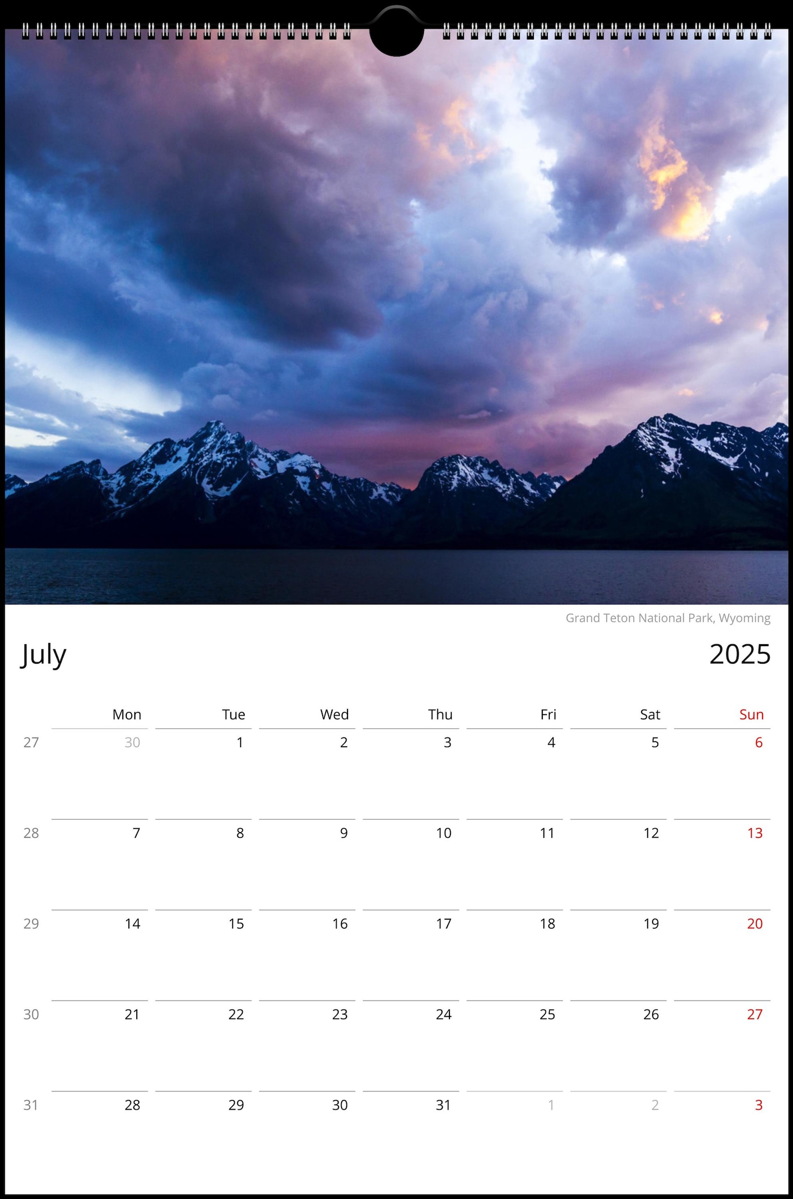2025 Mountain Calendar - Guardians of the Wilderness - Etsy
