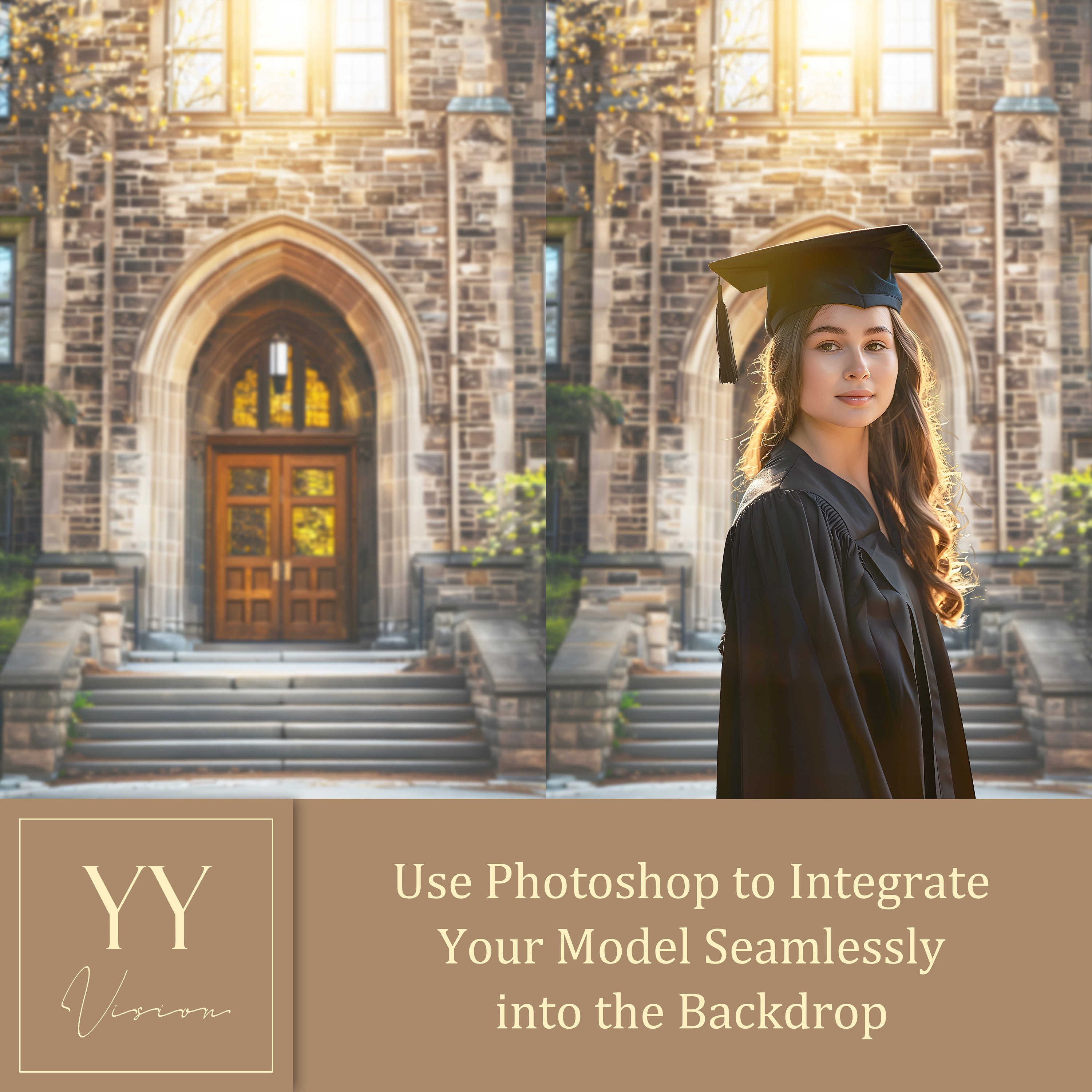 33 Graduation Front Door Entrance Digital Backdrops Sets for High ...