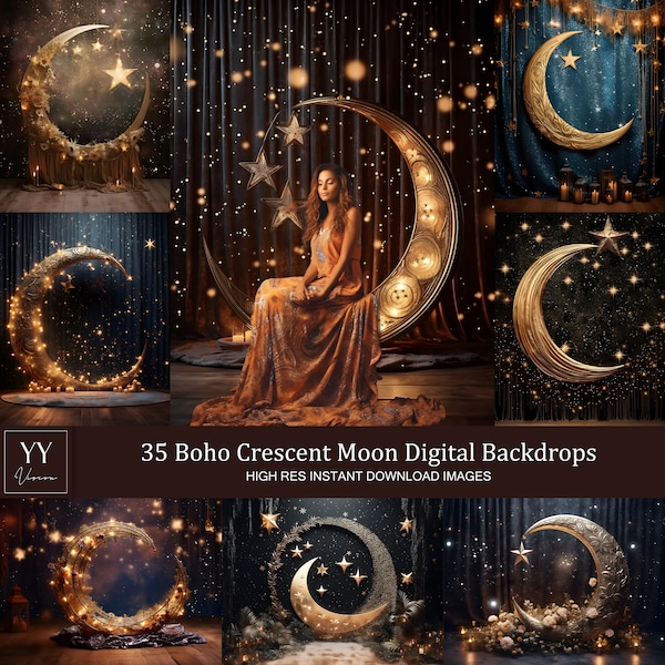 Moon Backdrop - Etsy