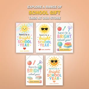 First Day of School Treat Tag - Printable Back to School Favor ...