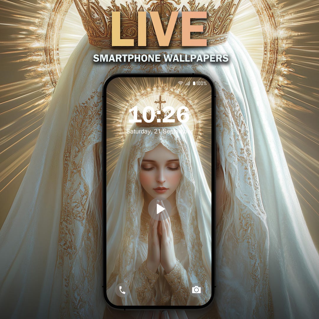 Mary Live Phone Wallpaper V1 | MP4 JPG for Android| Bible Theme ...