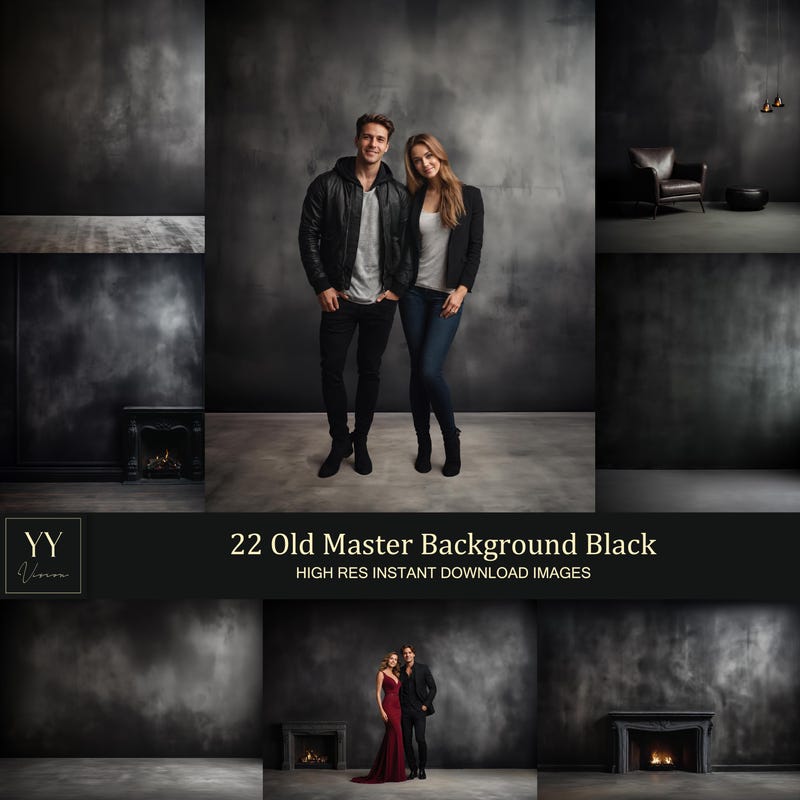 Black Photography Backdrop - Etsy UK