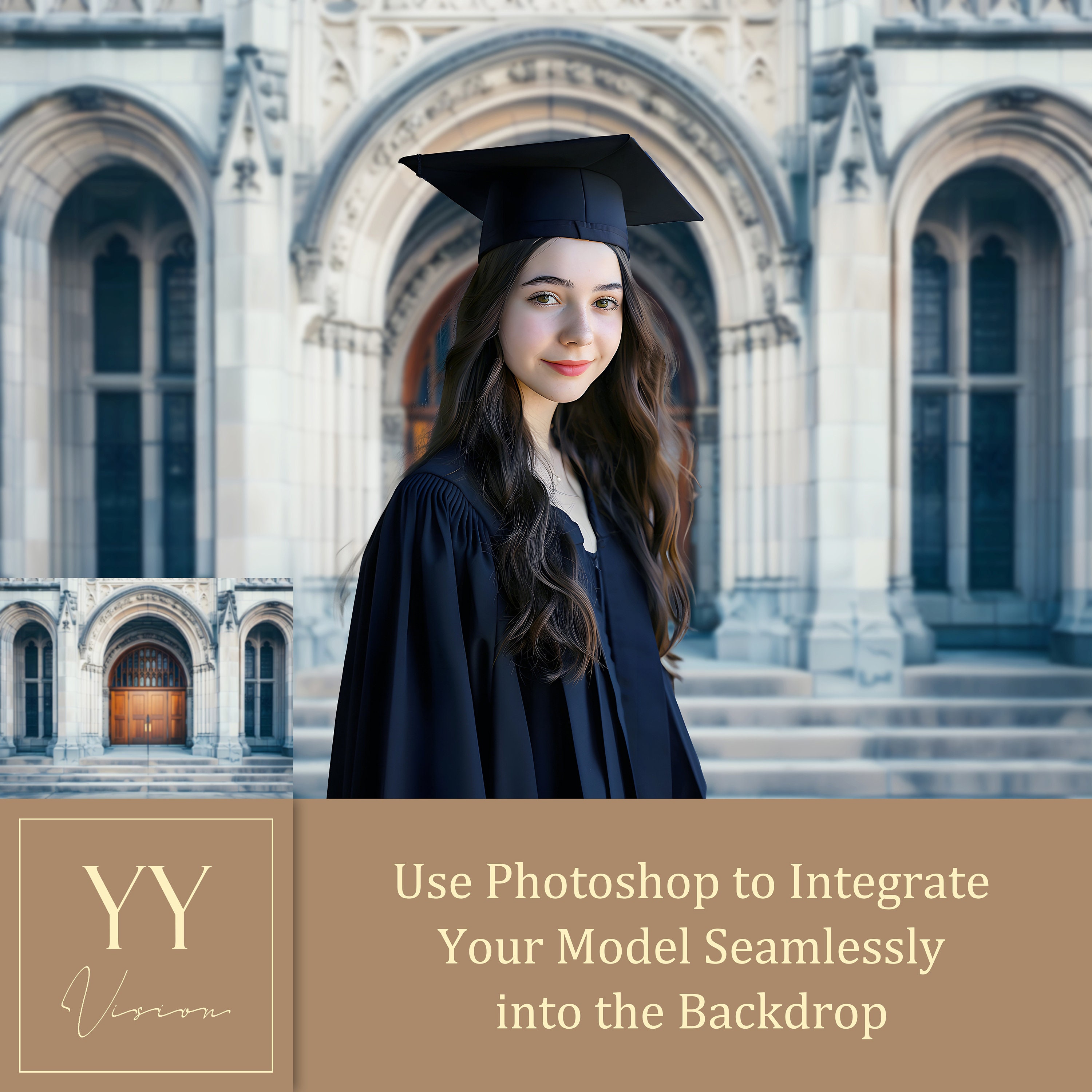 33 Graduation Front Door Entrance Digital Backdrops Sets for High ...