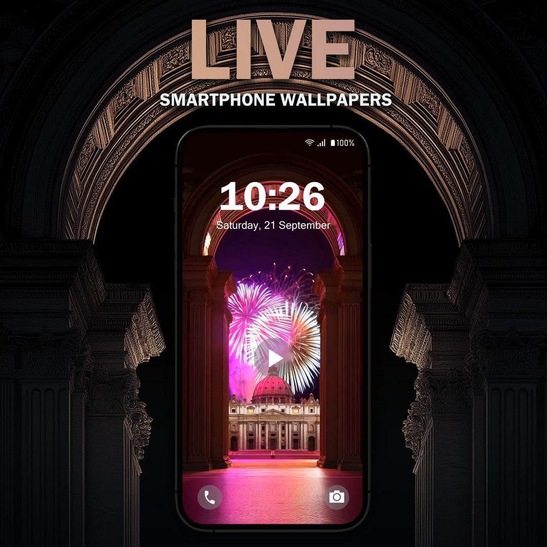 Arch Firework Live Wallpaper V3 | MP4 JPG for Android| New Year Theme ...