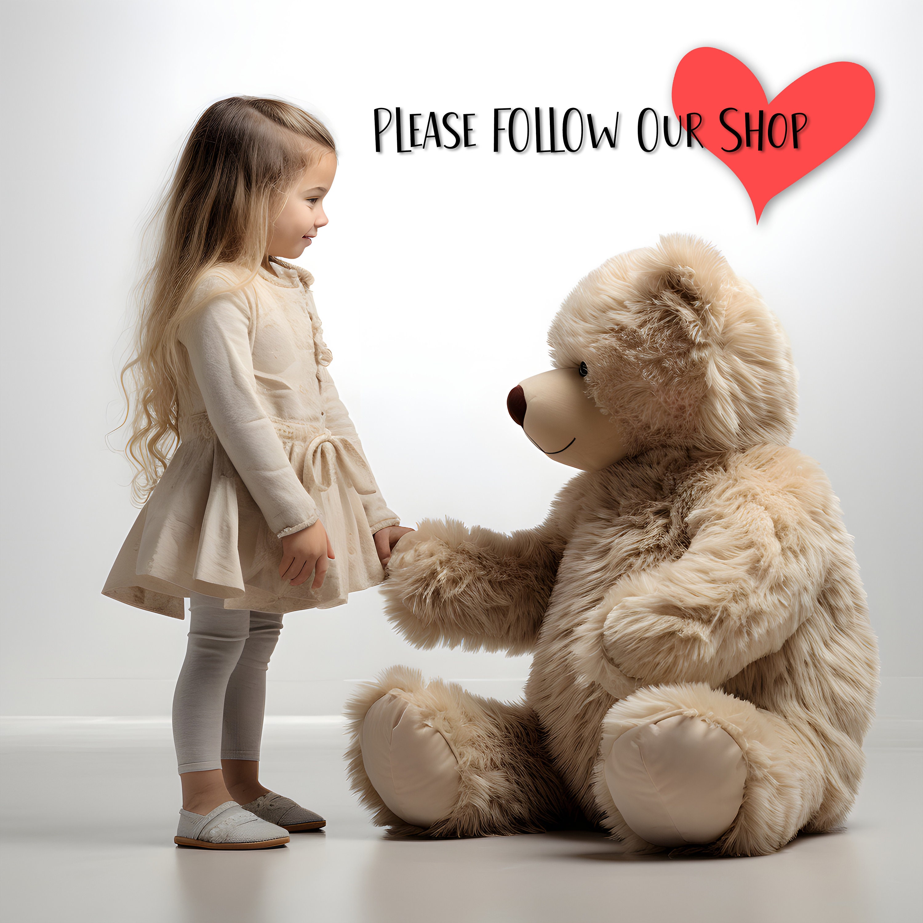 21 Teddy Bears Digital Backdrops Sets for Newborn Baby Cake Smash ...