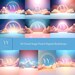 20 Cloud Stage Pastel Digital Backdrops Sets for Christmas Holiday ...