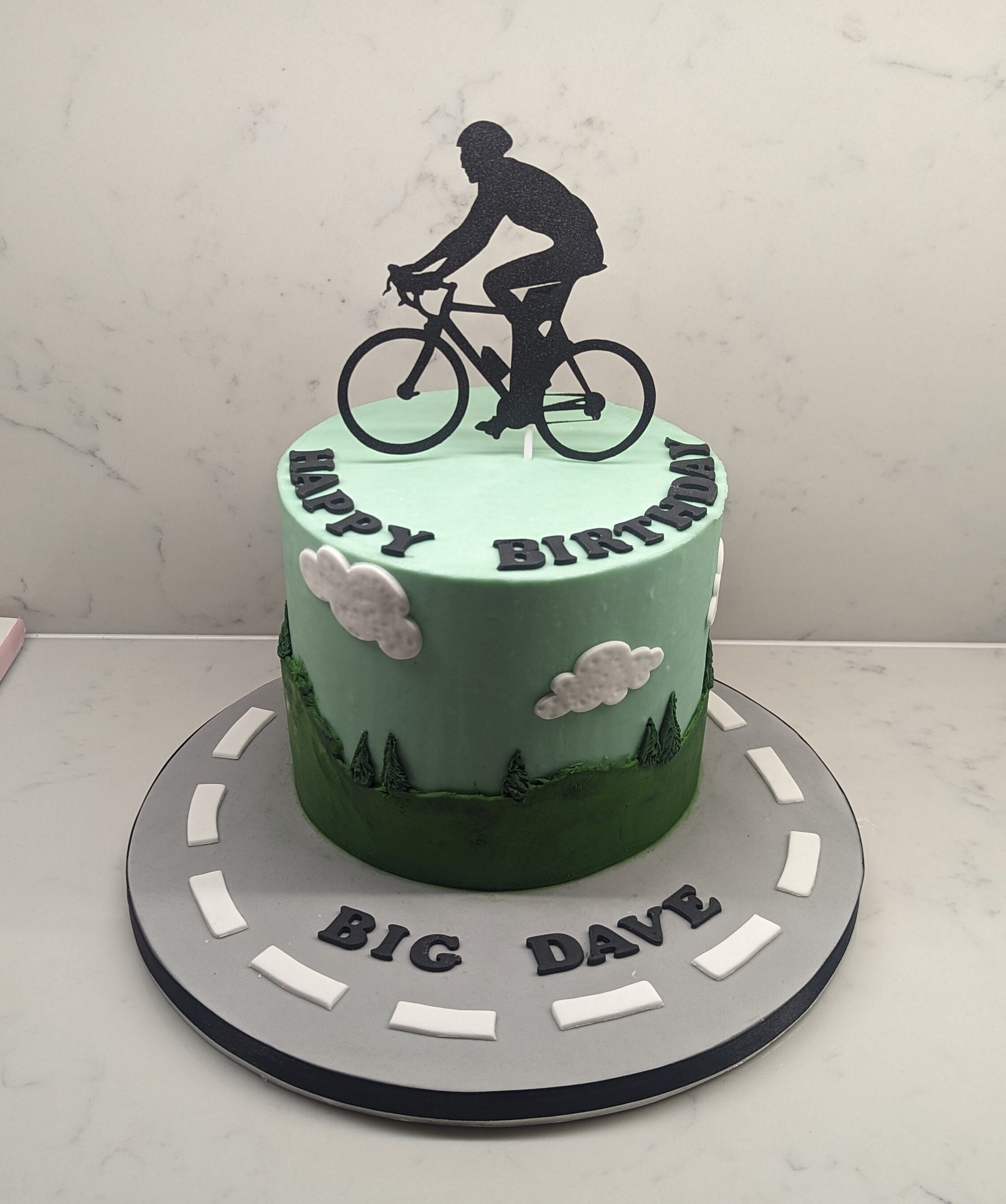 Cycling Cake Topper - Cyclist / Road Bike / Mountain Bike - Etsy UK