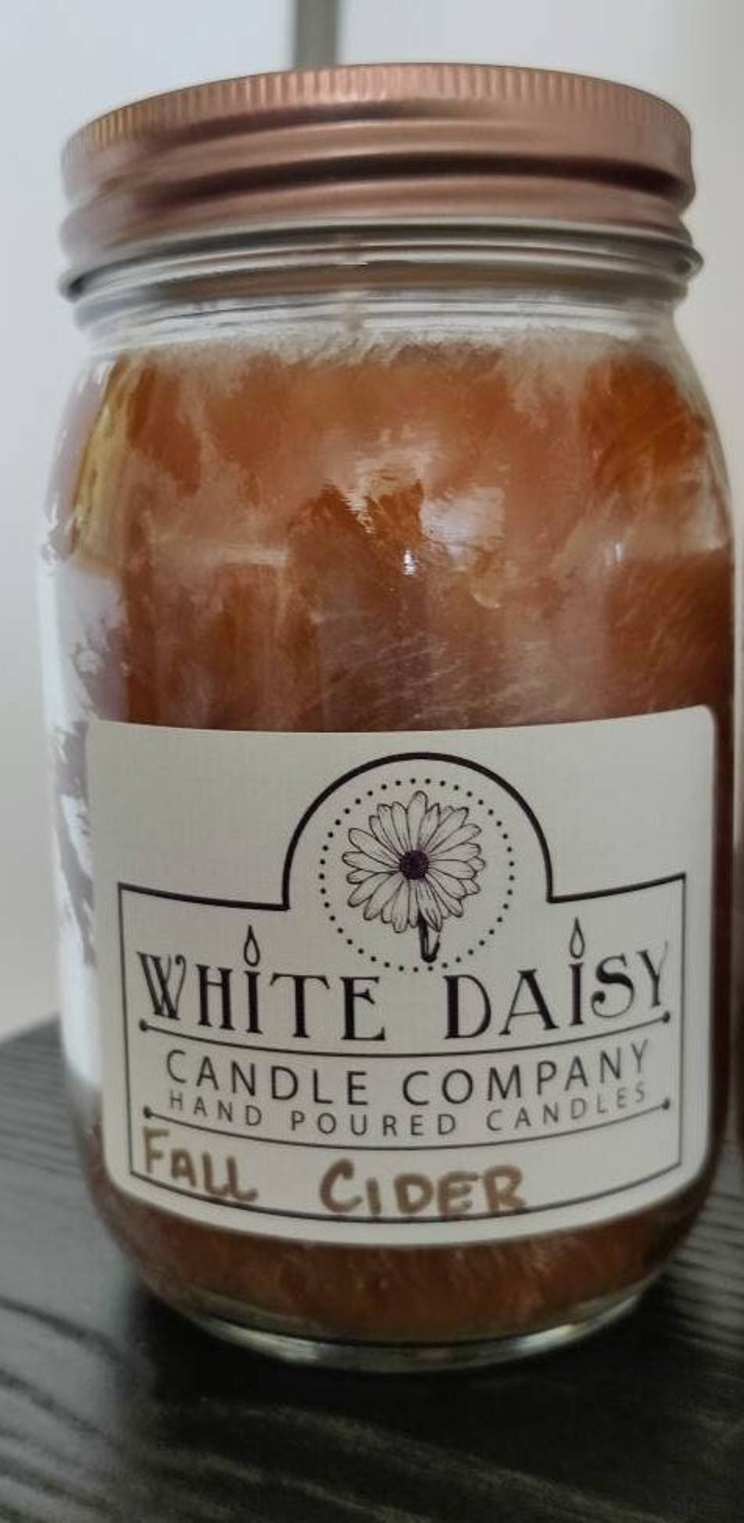 Fall Cider Hand Poured Palm Wax Candle - Etsy