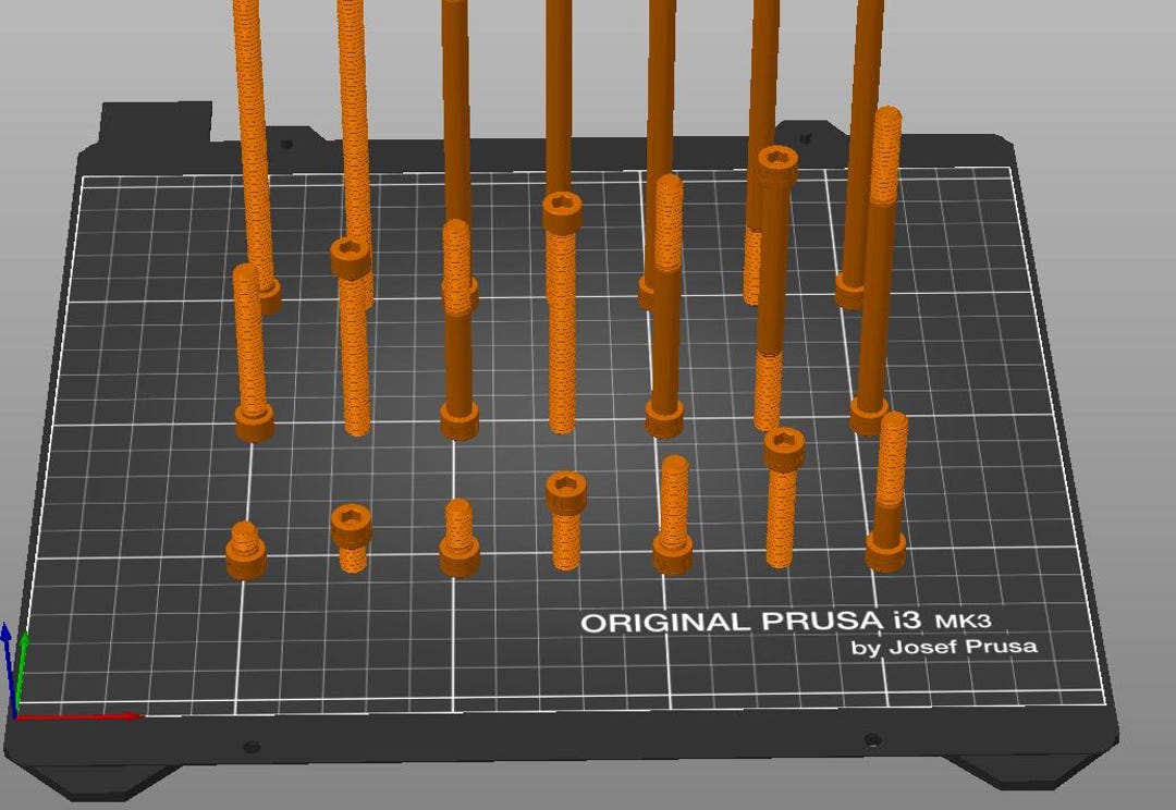 Digital Download - 1/4-20 Screws - Socket Head - 3D Printing, CAD ...