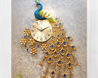 Unique Animal Wall Clock - Etsy