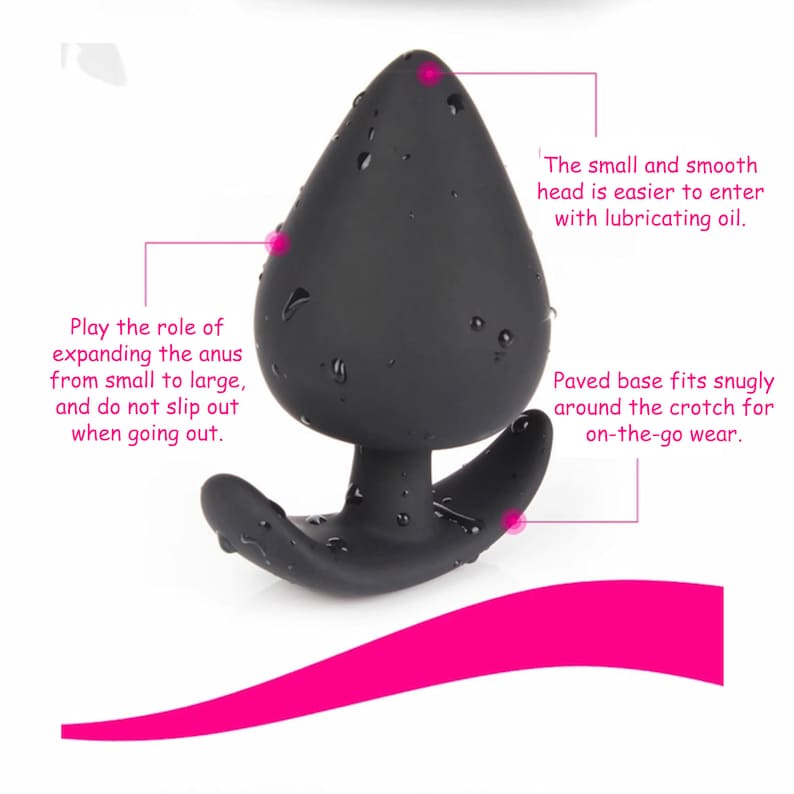 Silicone Big Butt Plug, Comfortable and Long-term Wear, Butt Plug Training Set, Beginners for ...