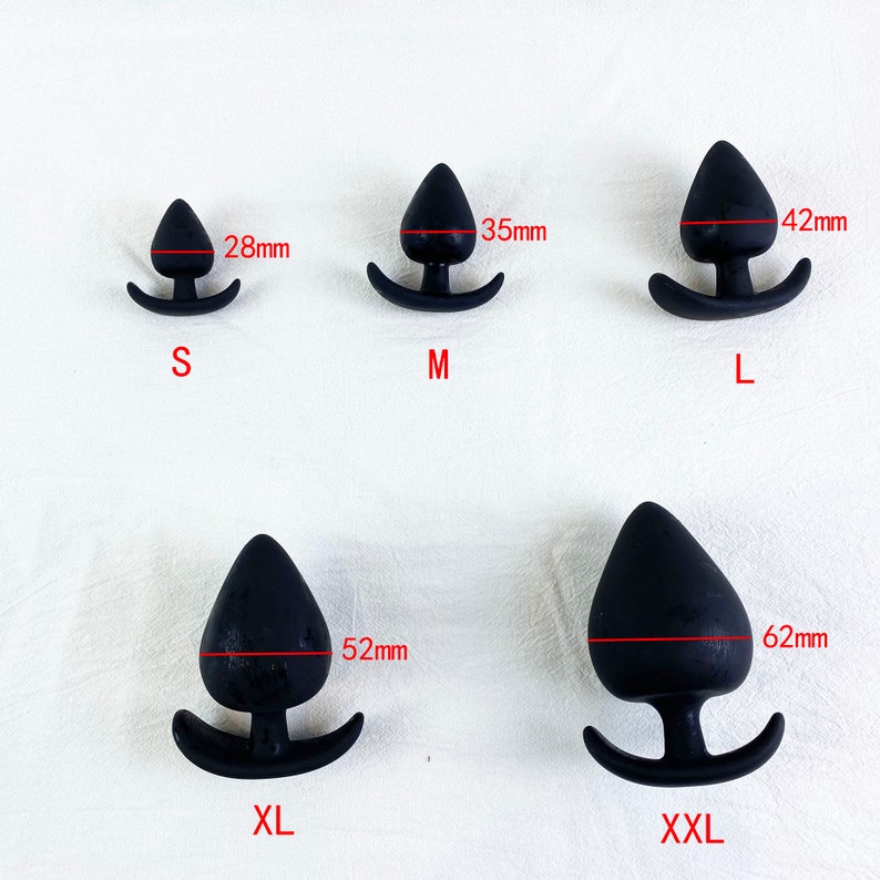Silicone Big Butt Plug Comfortable Long Term Wear Butt Plug Etsy