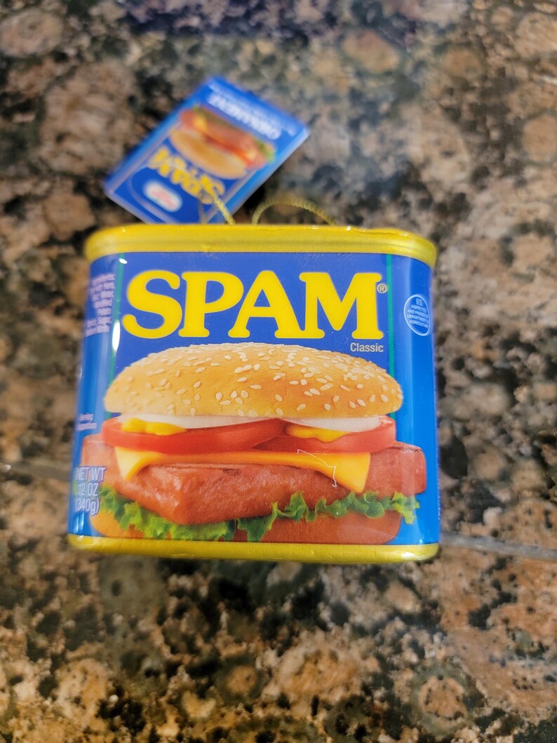 Licensed SPAM Canned Ham Food 3D Christmas Ornament - Etsy