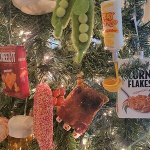 BBQ Baby Back Ribs Meat Christmas Food Ornament - Etsy