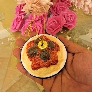 Spaghetti and Meatballs Plate Christmas Italian Food Ornament - Etsy