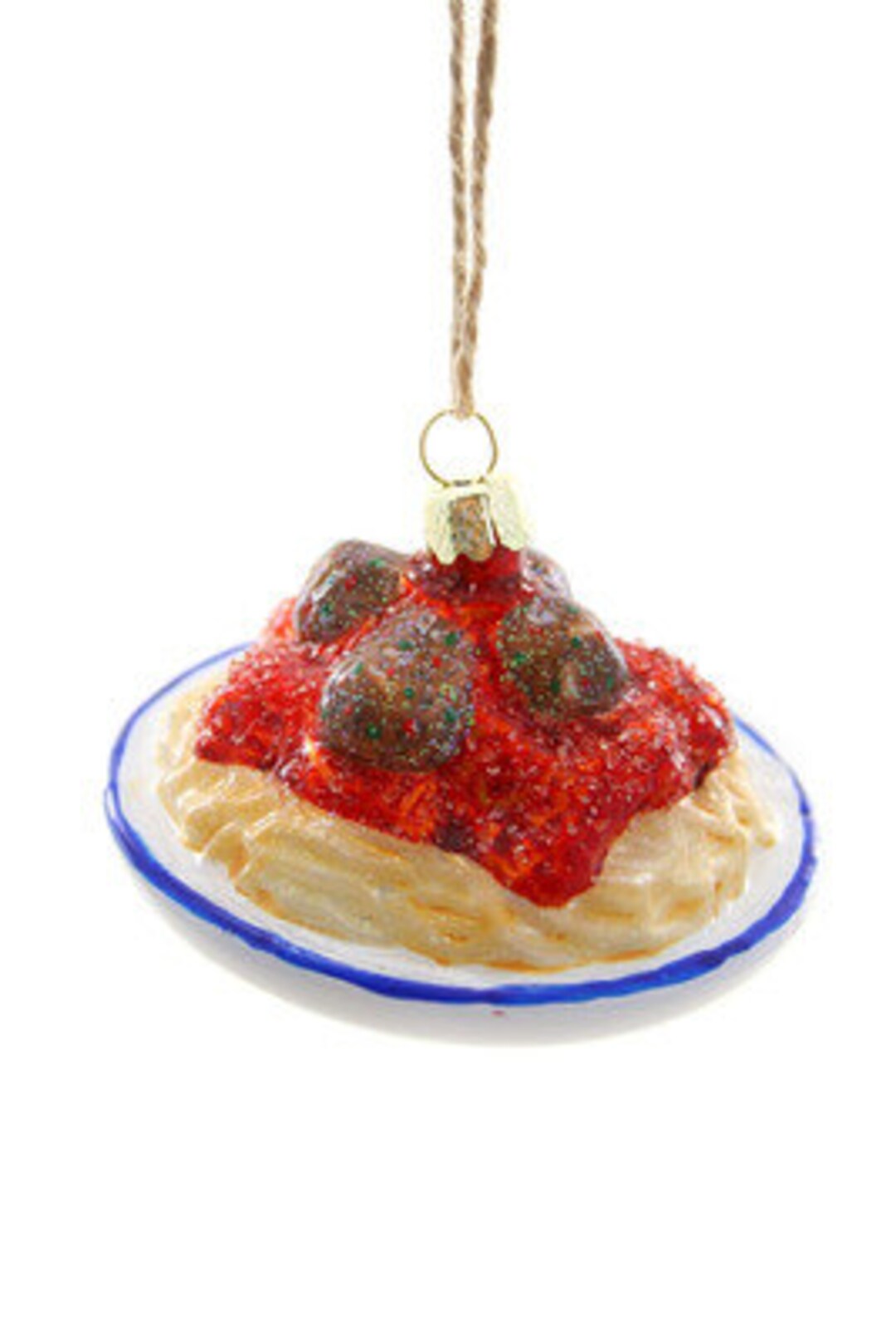 Spaghetti and Meatballs Plate Christmas Italian Food Ornament - Etsy