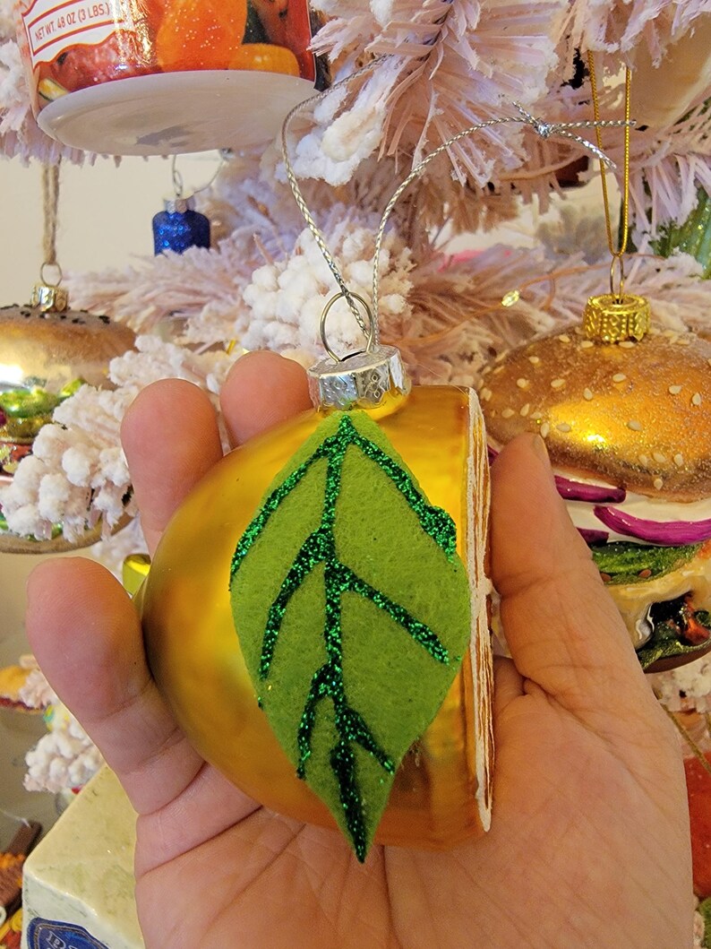 Lemon Food Fruit Christmas Ornament - Etsy