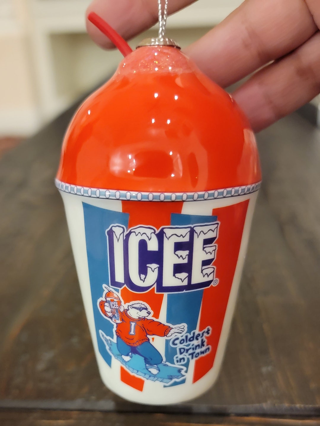 ICEE Slushie Christmas Food Drink Ornament - Etsy