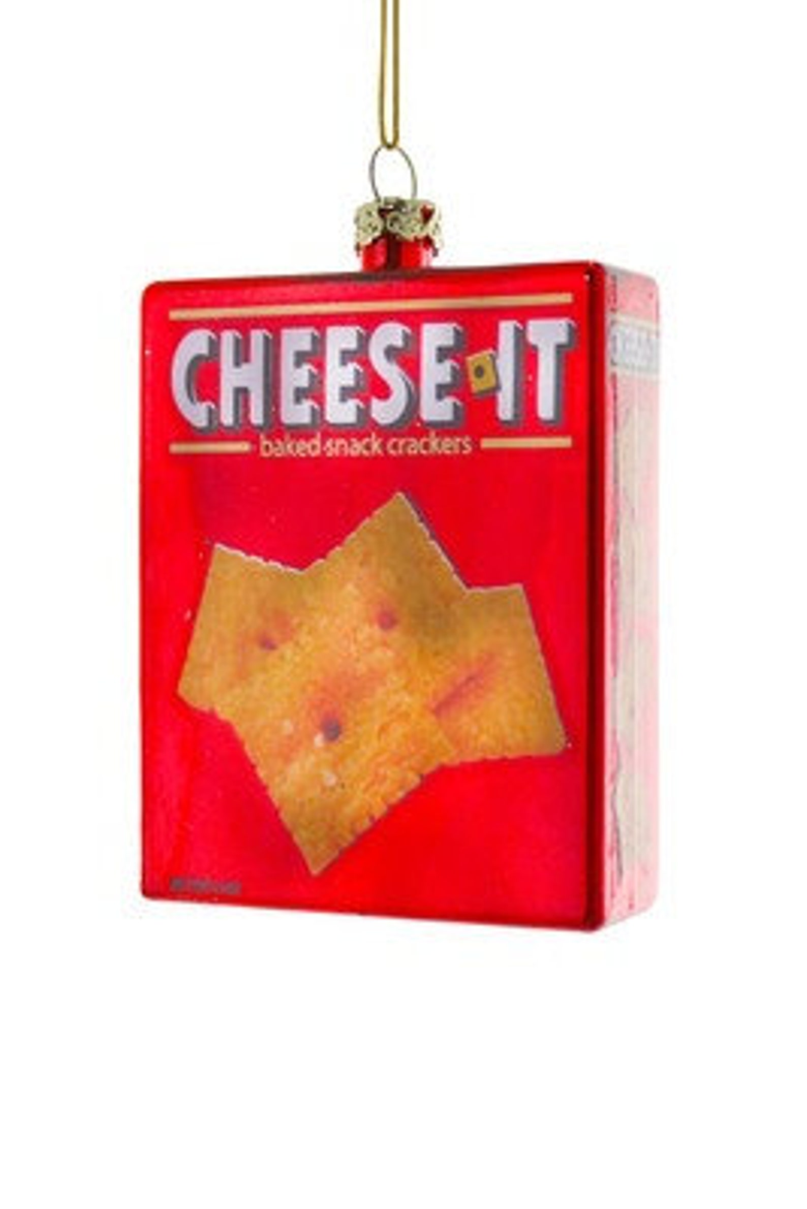 Cheez It Snack Glass or Decoupage Christmas Food Ornament - Etsy