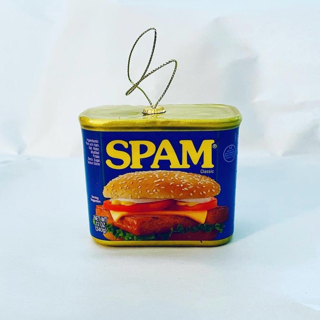 Licensed SPAM Canned Ham Food 3D Christmas Ornament - Etsy