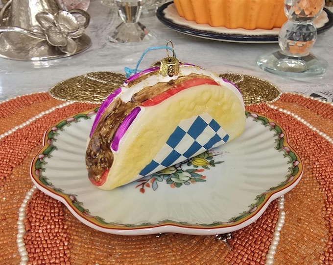 Gyro Sandwich Food Christmas Ornament - Etsy