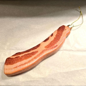 Bacon Christmas Food Ornament - Etsy