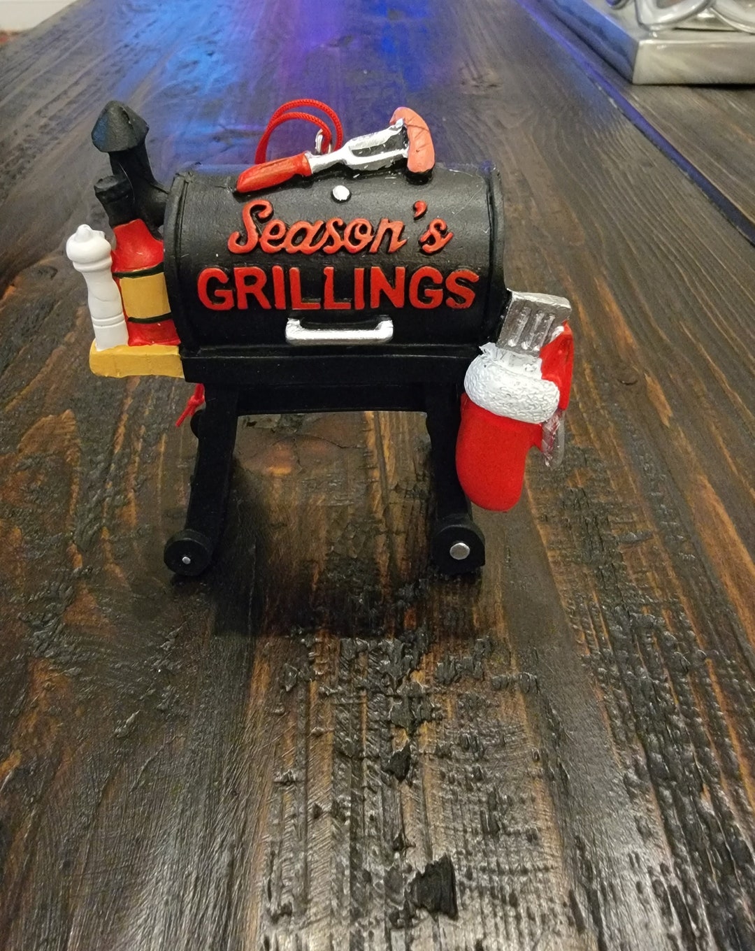 BBQ Smoker Grill Christmas Food Ornament - Etsy