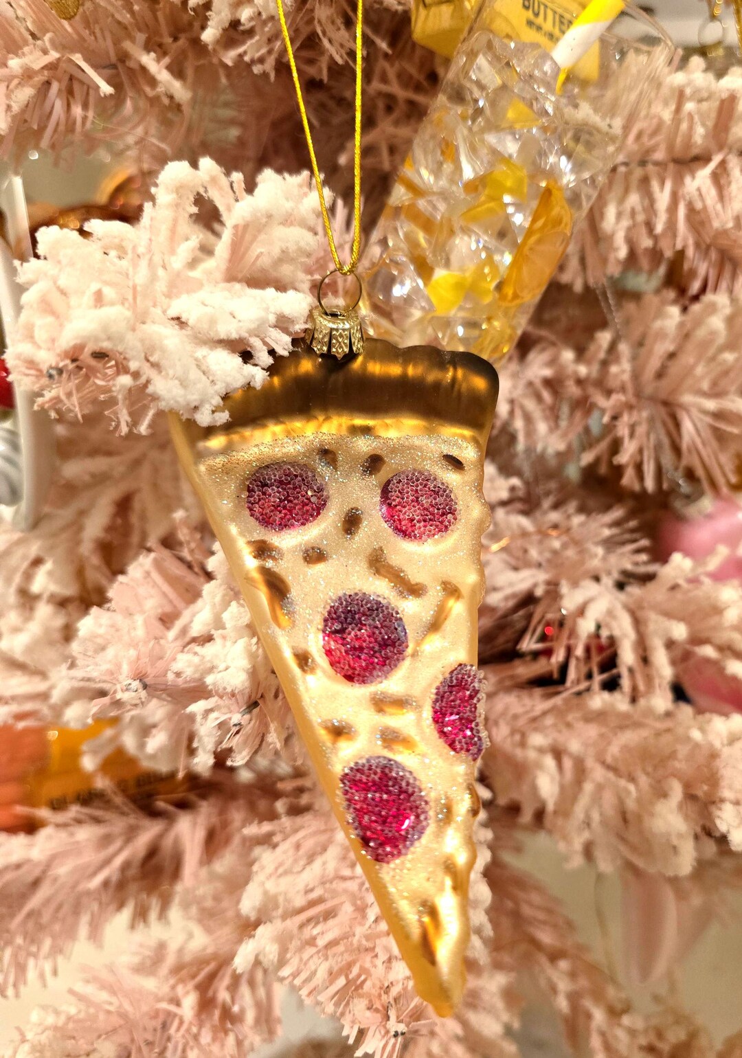 Pepperoni Pizza Christmas Italian Food Ornament - Etsy