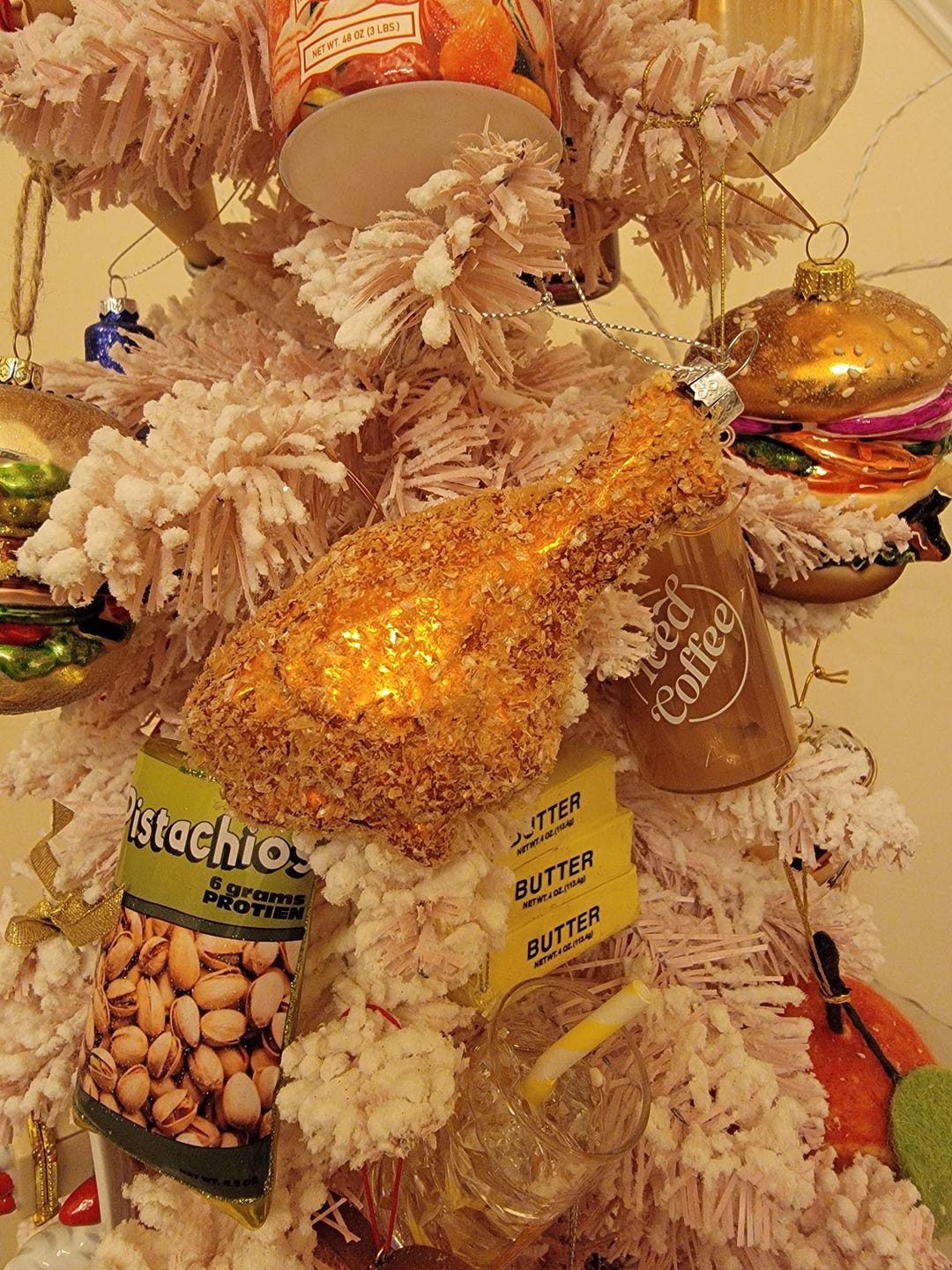 Fried Chicken Leg Drumstick Christmas Food Ornament - Etsy