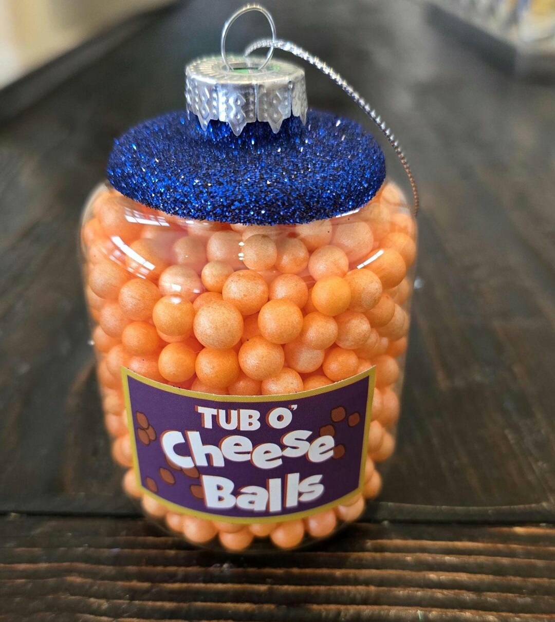 Cheese Balls Snack Christmas Food Ornament - Etsy
