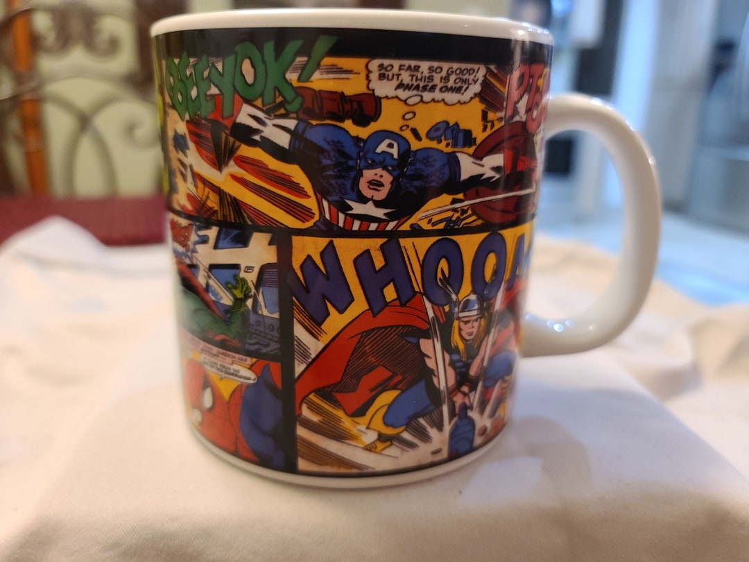 VINTAGE MARVEL COMICS Mug Collectable Marvel Memorabilia Collectable ...