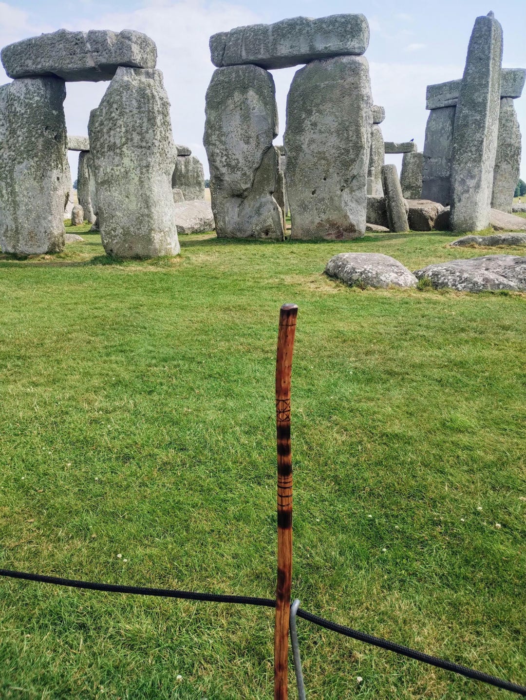 Hand Crafted Walking Stick . Ideal Personalised Gift for the Outdoor ...