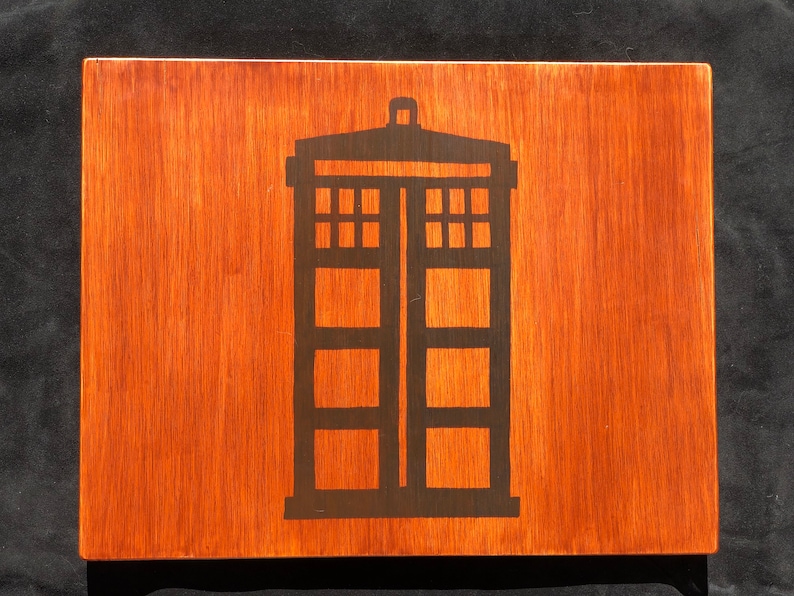 Wood Lap Desk TARDIS - Etsy