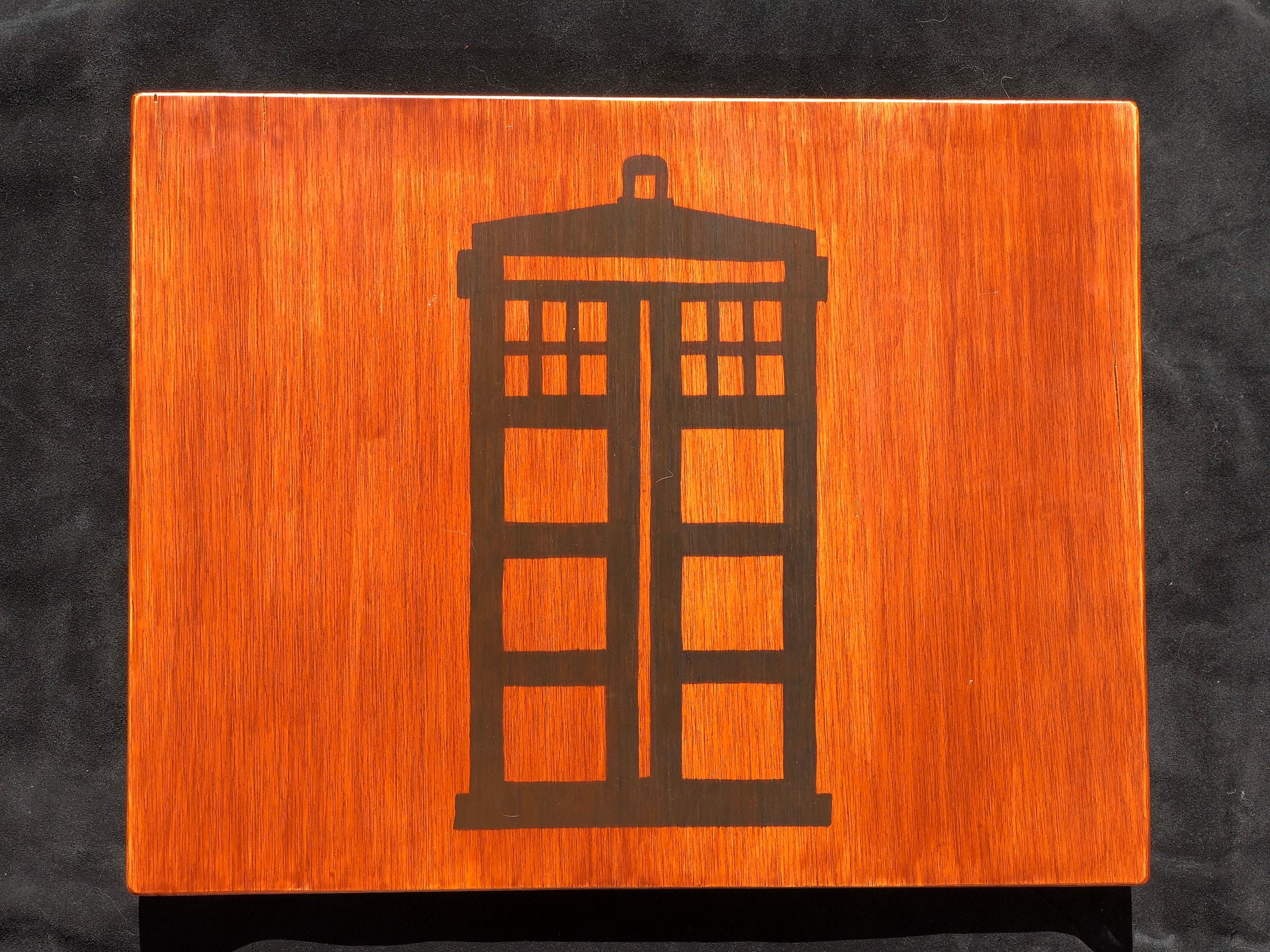 Wood Lap Desk TARDIS - Etsy