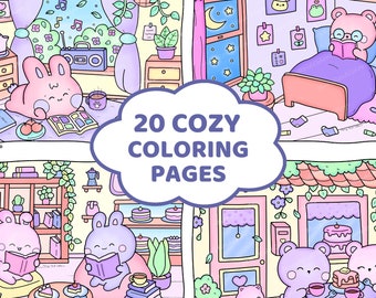 kawaii japanese coloring book