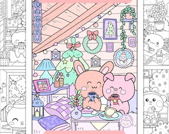 cute japanese coloring pages