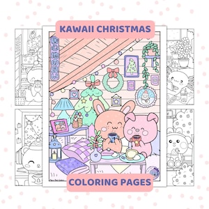 Cozy Coloring Pages, Kawaii Coloring Pages, Winter Coloring Pages ...