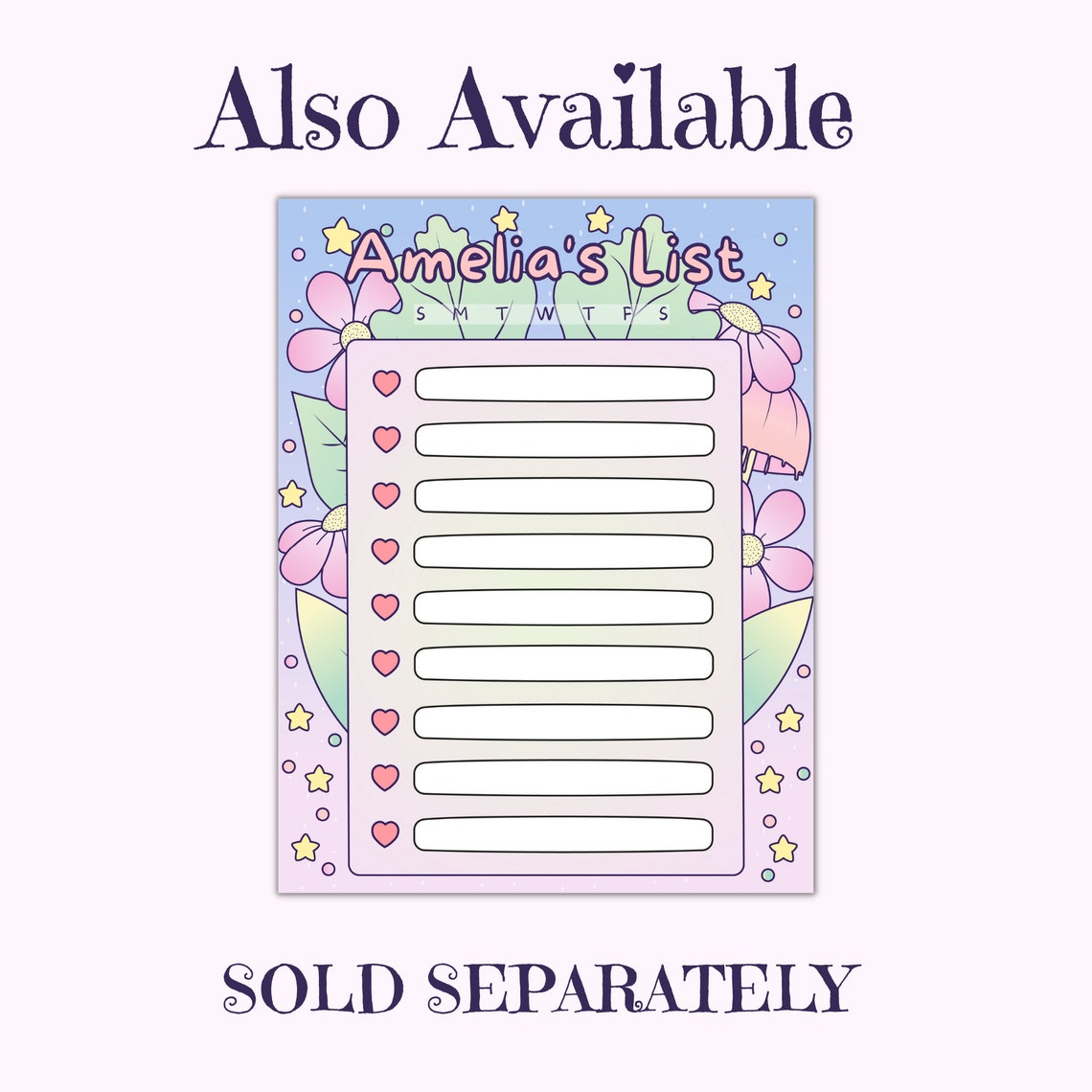 Cute Printable Monthly Planner Kawaii Daily Planner Cute - Etsy