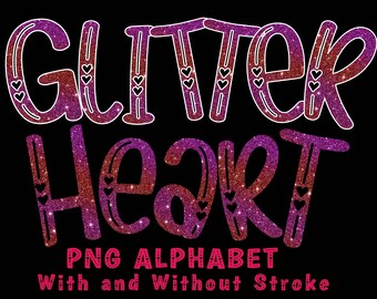 Pink Glitter Letters, Sparkle Clip Art, Letters Alphabet Numbers ...