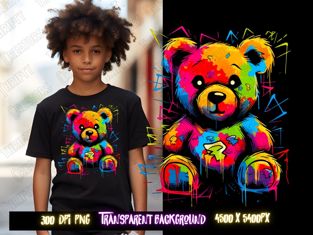 Teddy Bear Png, Hoodie Designs, T-shirt Designs, Dtf Images, Sublimate ...