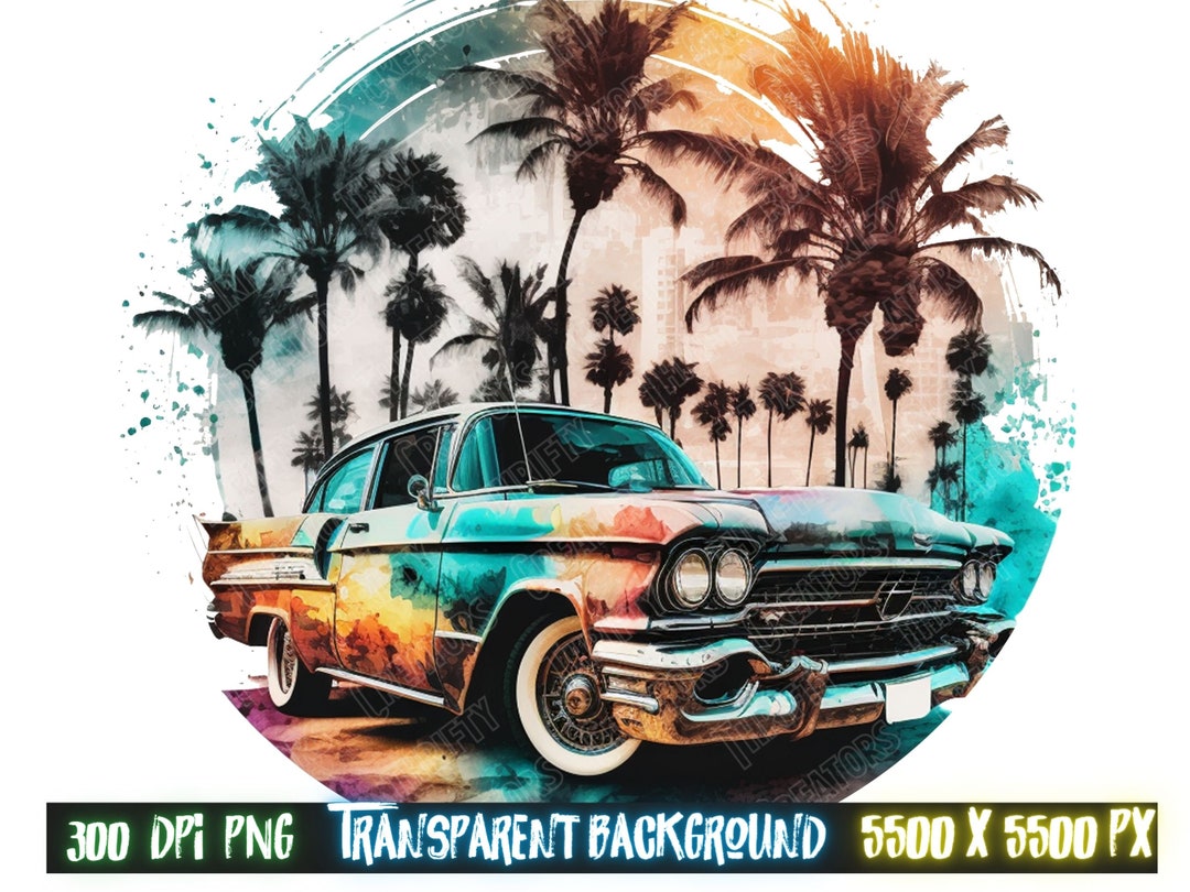 Retro Sublimation Design for Shirts, Colorful Png Sublimation Designs ...