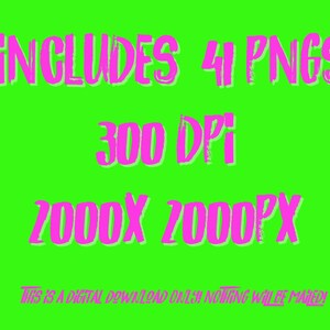 Graffiti PNG Alphabet Set - Vibrant, Colorful Alpha Bundle With Transparent Background - Digital ...